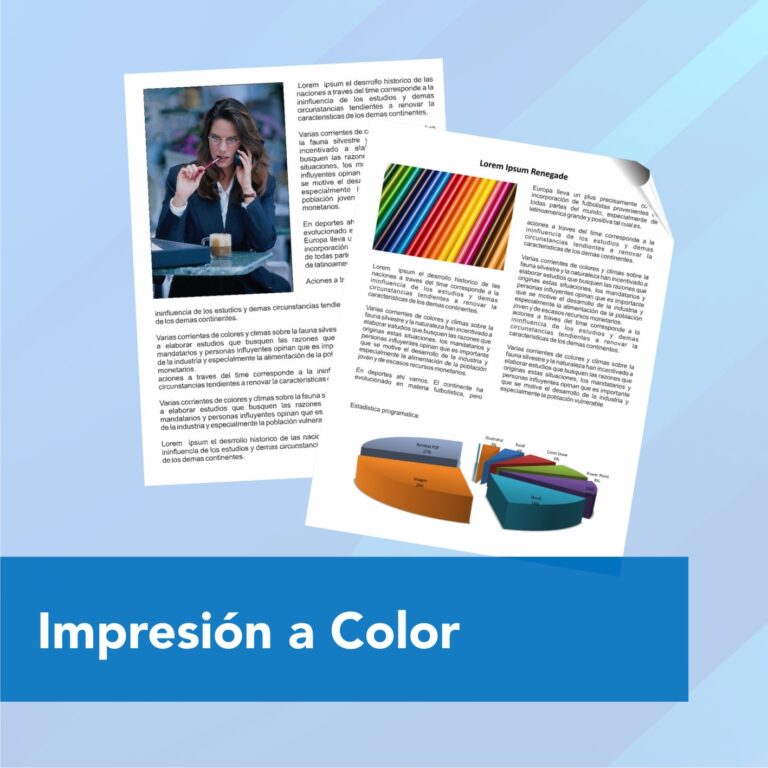 Impresión a Color - AUROS Colombia